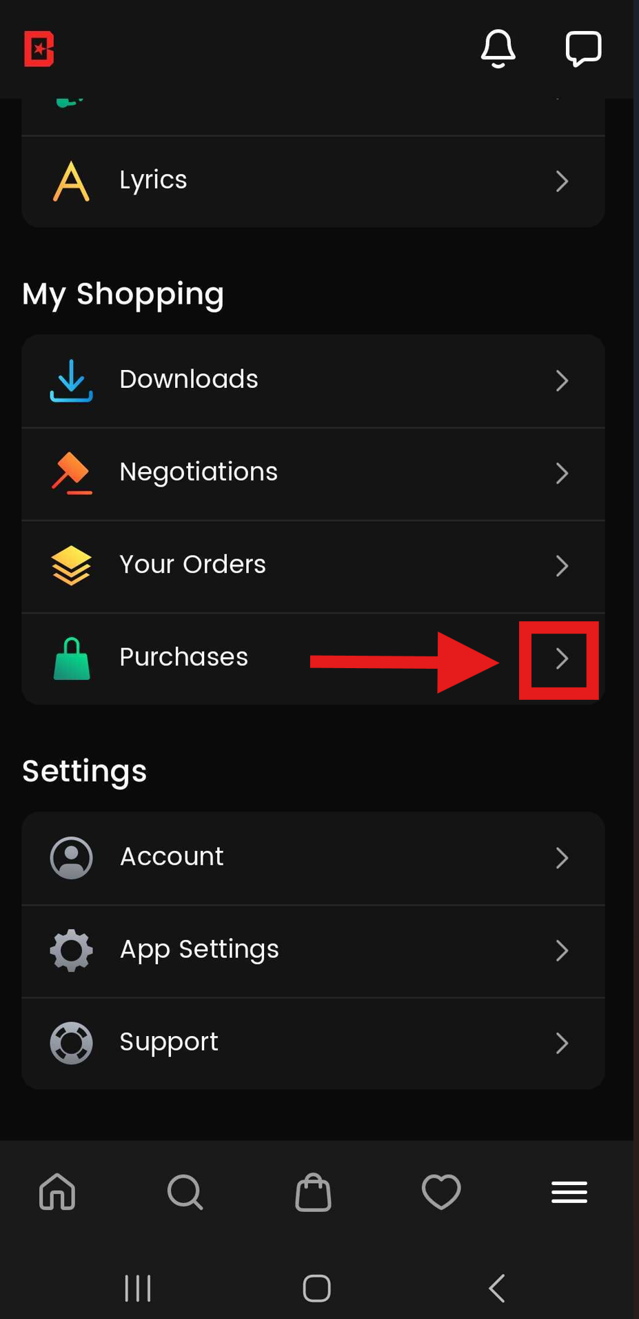 How can I download my tracks after purchasing them? (Marketplace App ...